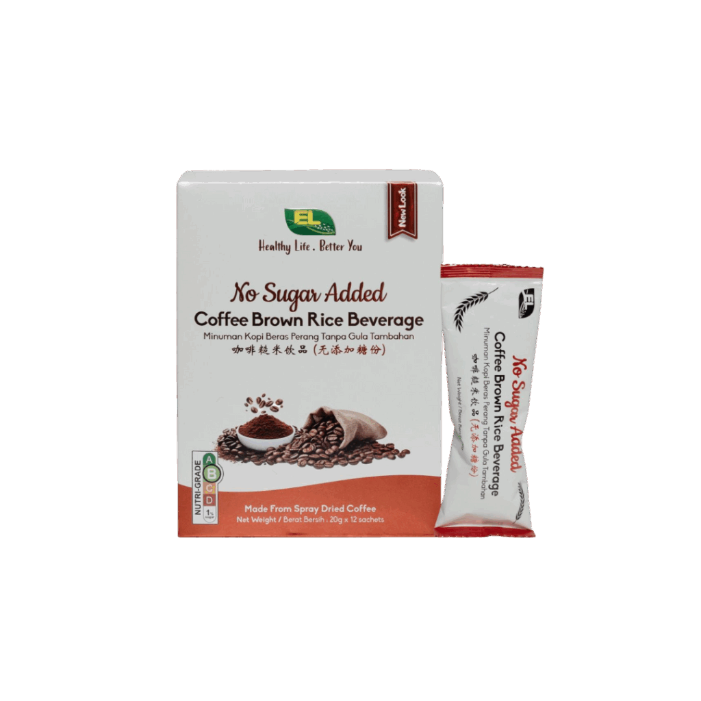 EL No Sugar Added Brown Rice Beverage (Coffee) – Wellmark Singapore